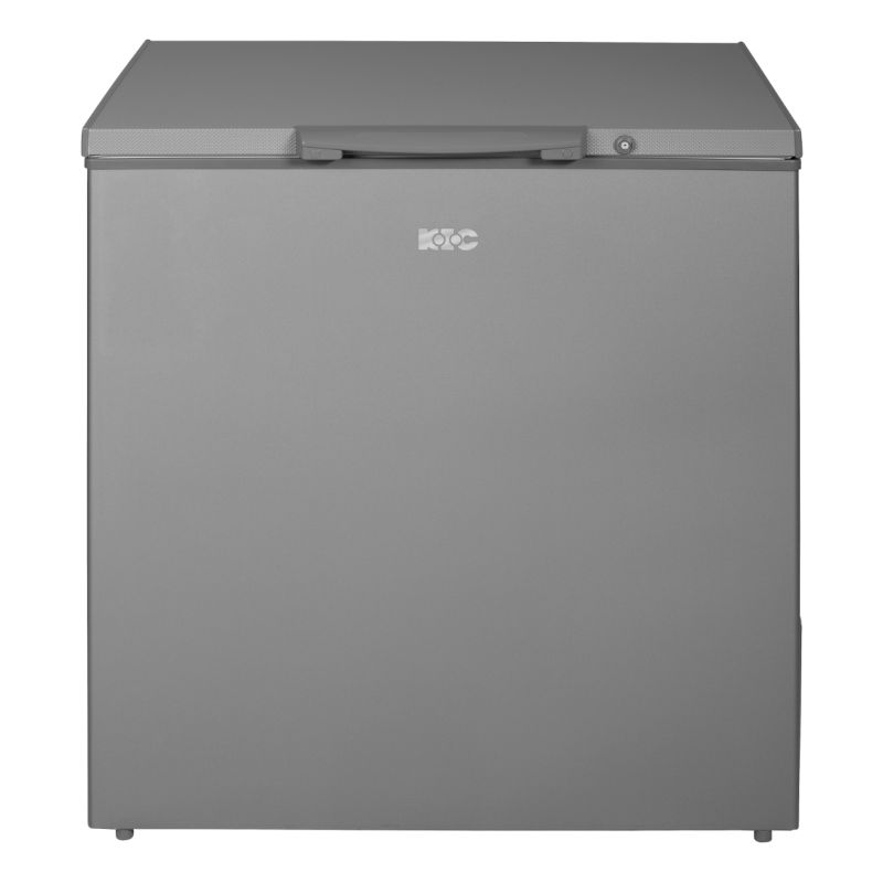 KIC KCG 210 ME 210L Chest Freezer Metallic